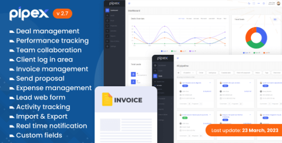 PipeX CRM v2.7 Nulled - By GainHQ Laravel PHP Script Free