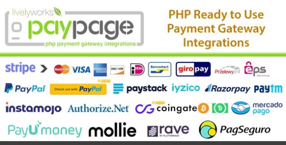 PayPage v2.0.0 - PHP Ready to use Payment Gateway Integrations Script