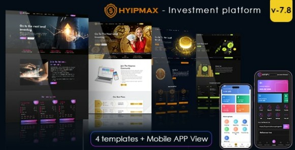 HYIP MAX v10.0 Nulled - High yield Investment Platform PHP Script