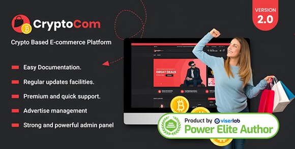 CryptoCom v2.0 Nulled - Crypto Based Ecommerce Shopping Platform Script