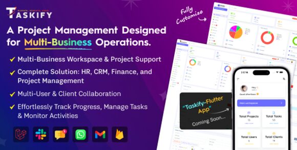 Taskify v2.0.1 - Project Management - Task Management & Productivity Tool Script