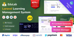 Edulab LMS v1.6 Nulled - Laravel Learning Management System with Tailwind CSS