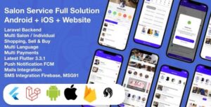 Multi Salon Service App v9.0 - Individual Appointments Booking System ...