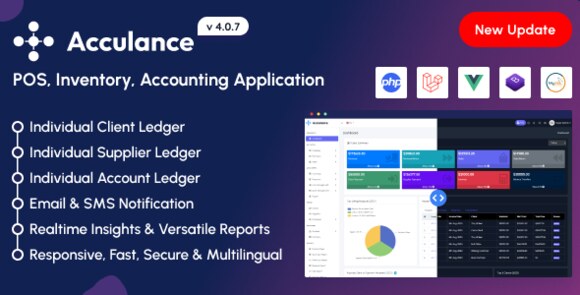 Acculance v4.0.7 Nulled - POS, Inventory, Accounting Application PHP Script