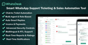 WhatsDesk v1.0 - Smart WhatsApp Support Ticketing & Sales Automation ...