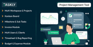 TASKLY v7.5 Nulled - Project Management Tool PHP Script