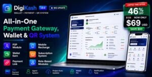 DigiKash v2.0 - Complete Payment Gateway, Wallet & QR System Script